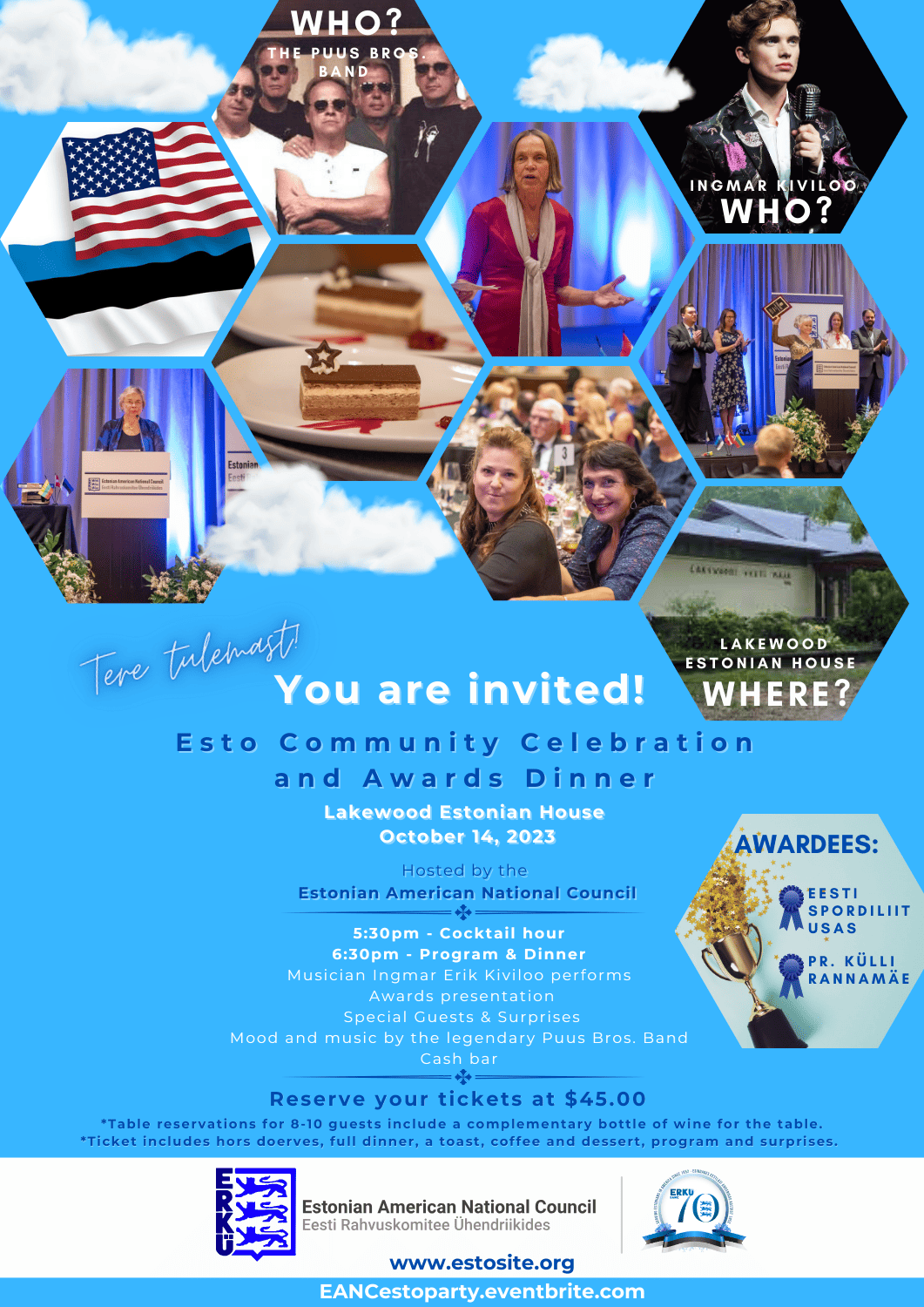 Estonian American Community Celebration: A Night of Thanks & Community ...