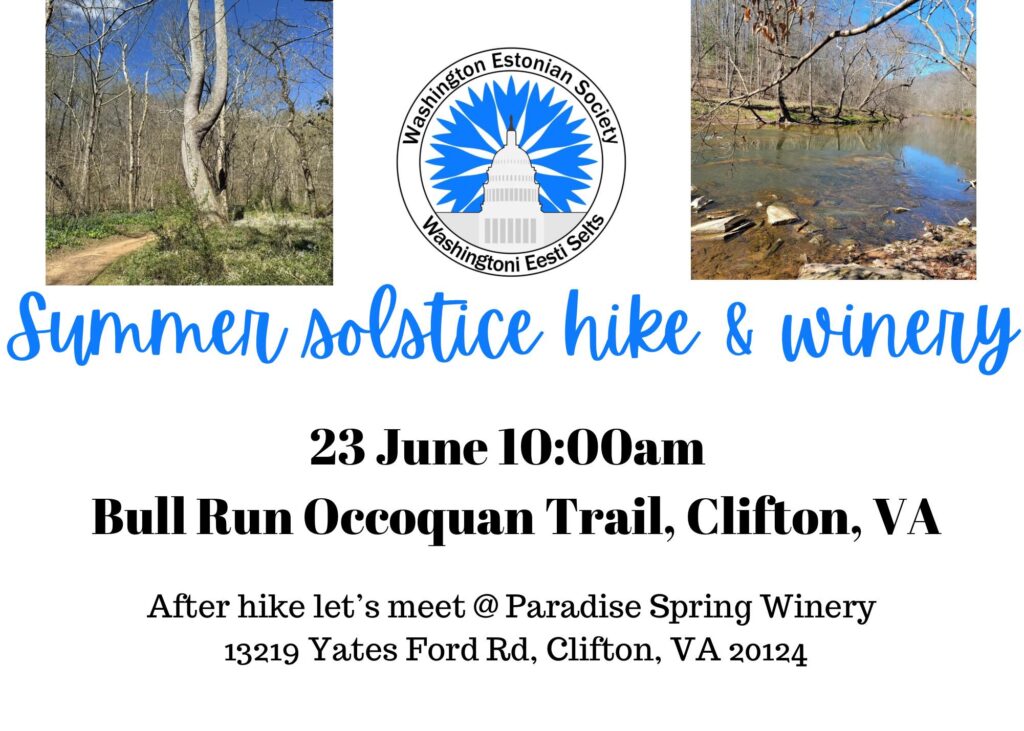 Summer Solstice Event hosted by Washington (DC) Estonian Society - EANC ...